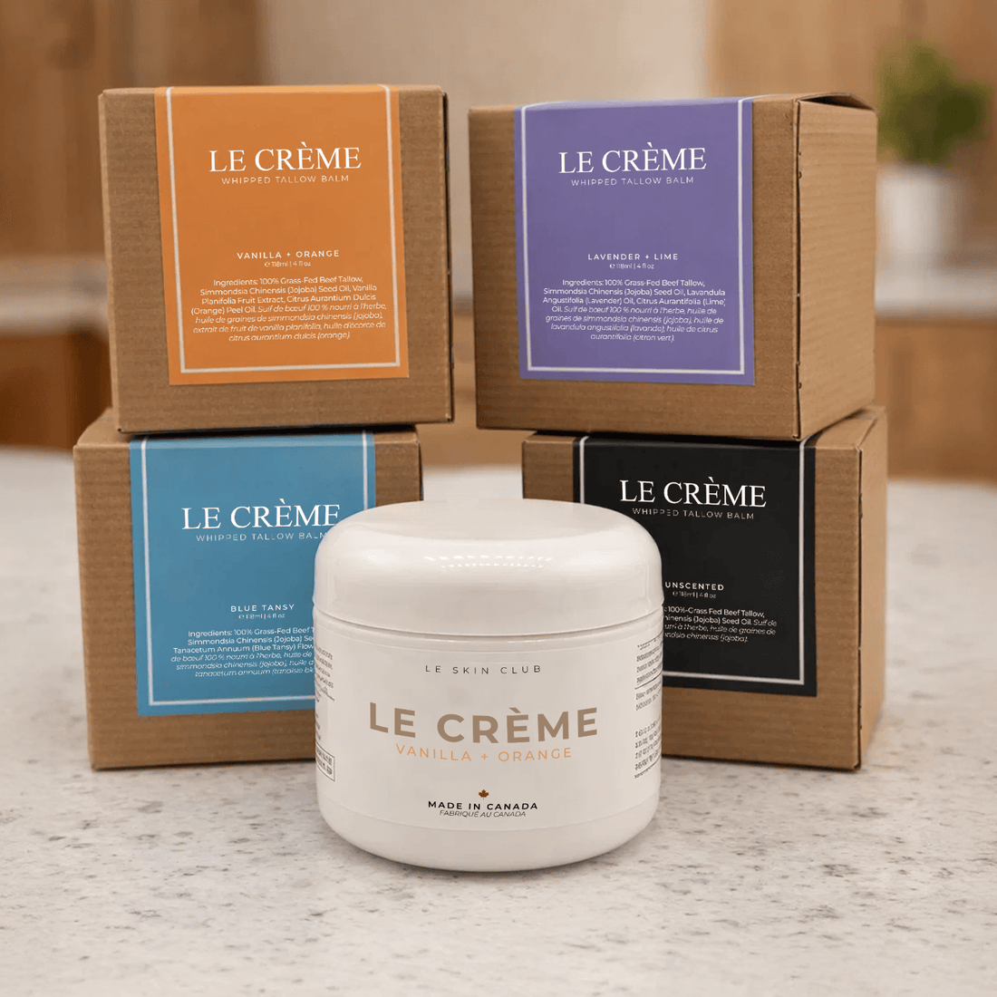 Mix & Match Bundles Tallow Cream - Face & Body 118mL/4fl oz – Le Skin Club